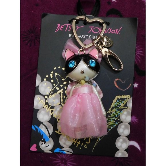 Betsey Johnson | Accessories | Betsey Johnson Runway Critters Cat ...